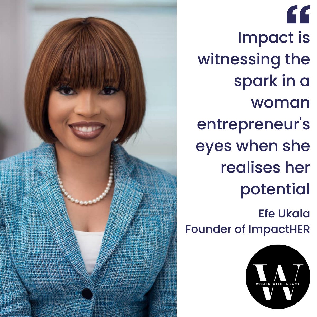 Women With Impact #12 - Efe Ukala - by Clara Zoé Richter