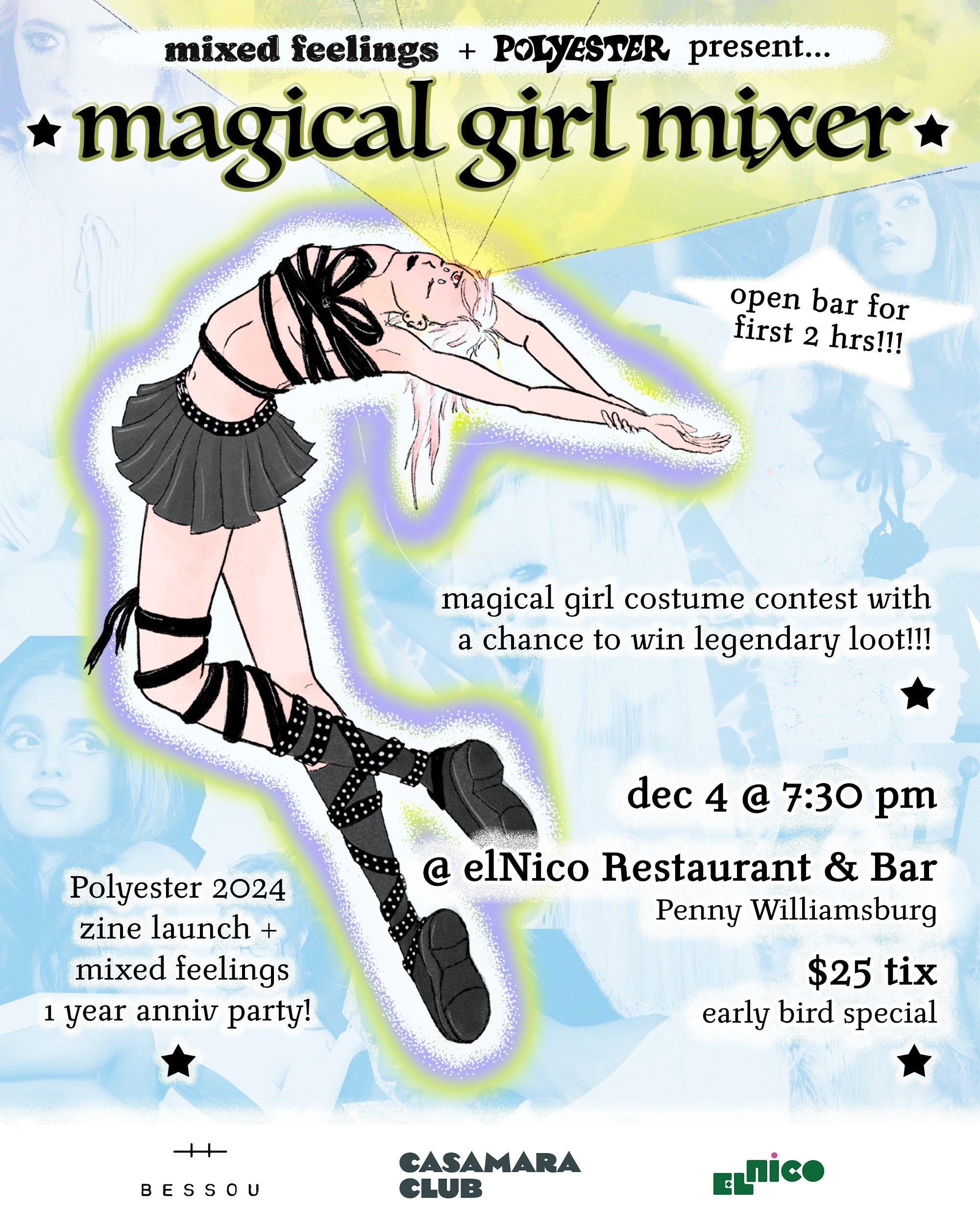 come party with us and Polyester Zine!🌟