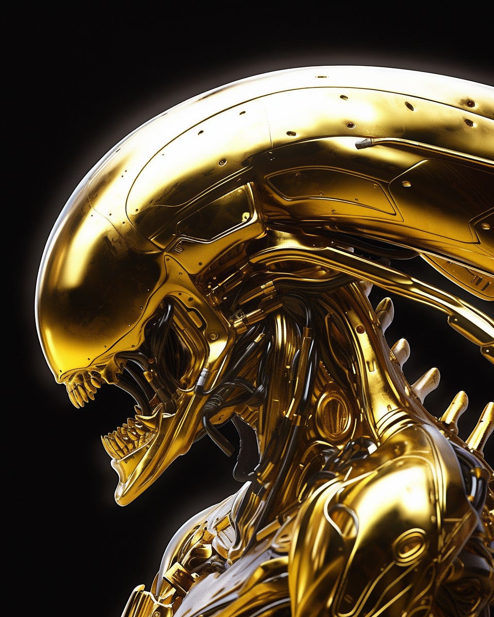 Prompter Mag ⚱️ Gold Sculpture - by David "Davicho" Barona