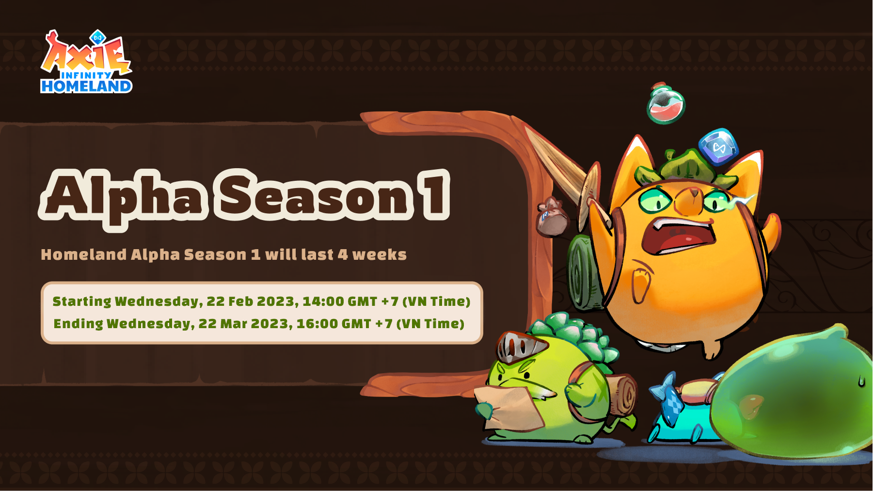 Homeland Alpha Season 1 Is Live! - by Axie Infinity