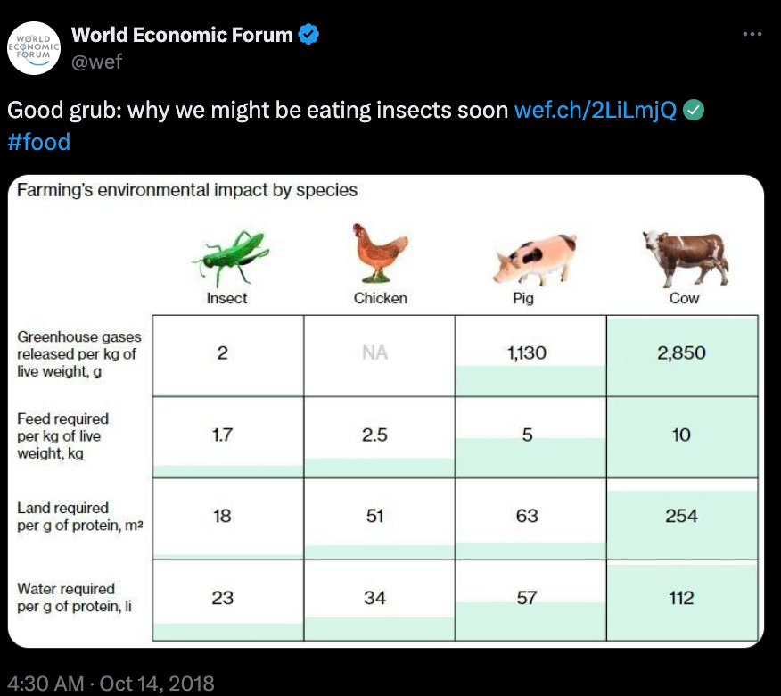 They Do Want You to "Eat the Bugs"