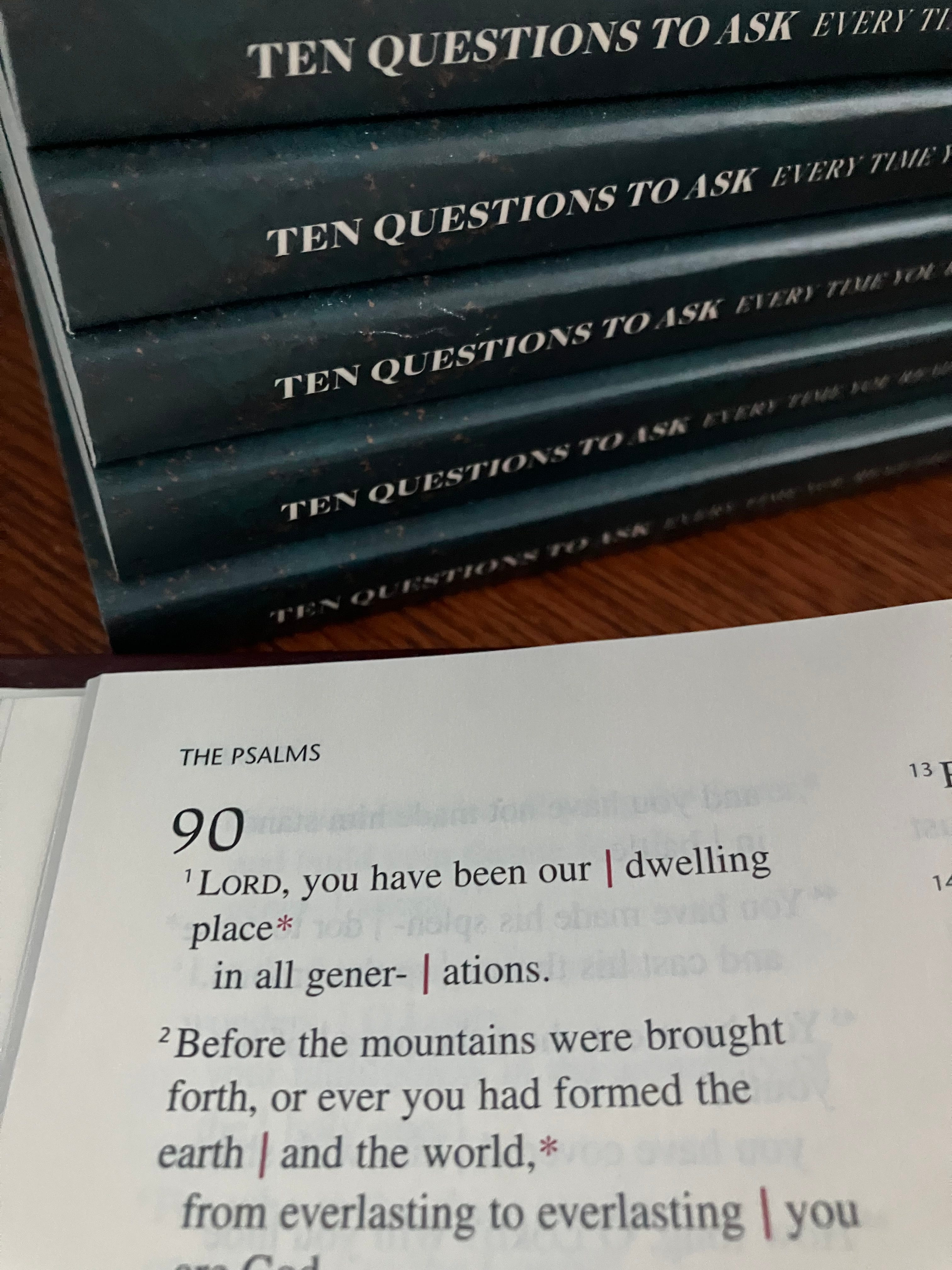 Psalm 90 Text Questions By Andrew R Jones