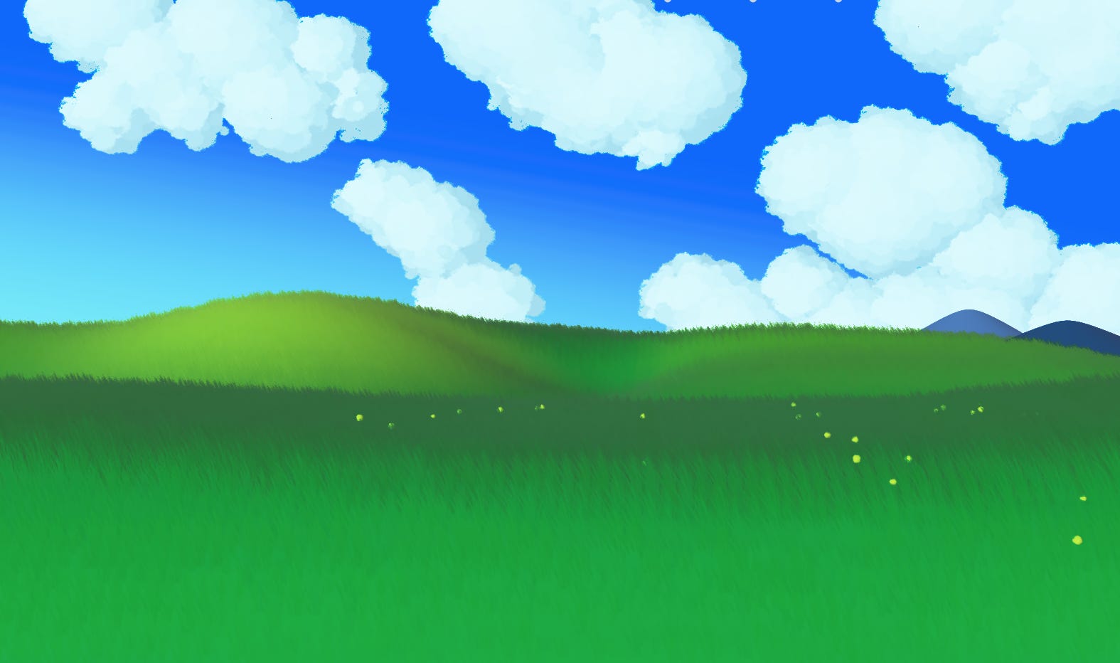 Space Deer Q&A + Windows XP meadow Fan Art