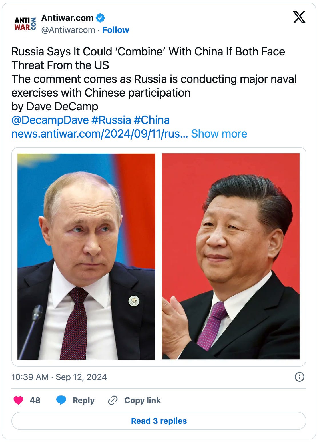 Europe Prepares For Hot War With Russia, US Readies For Hot War With China