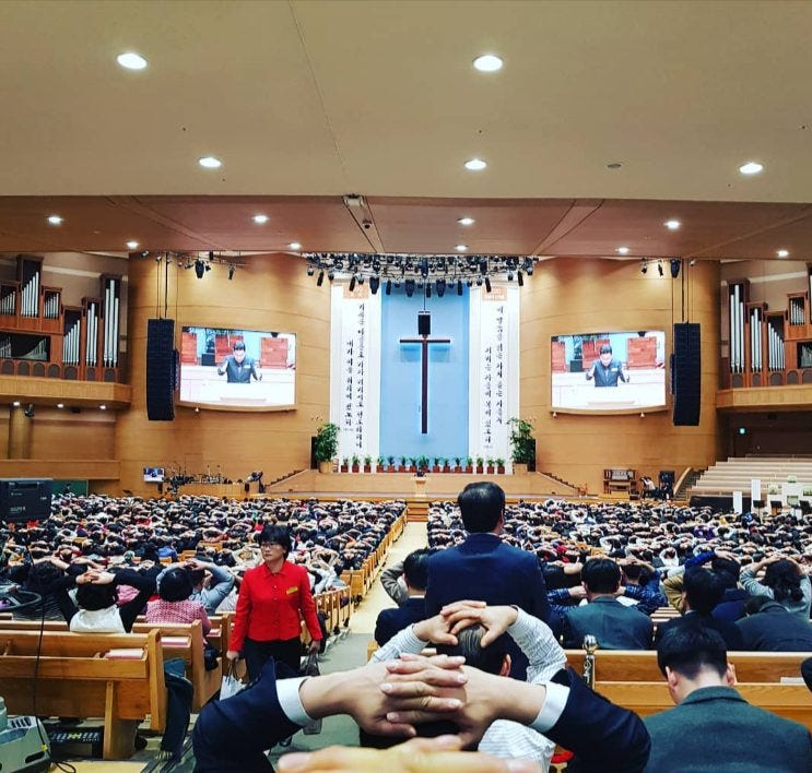 A Gallery Of The Faithful Gathering For Church. Album 52