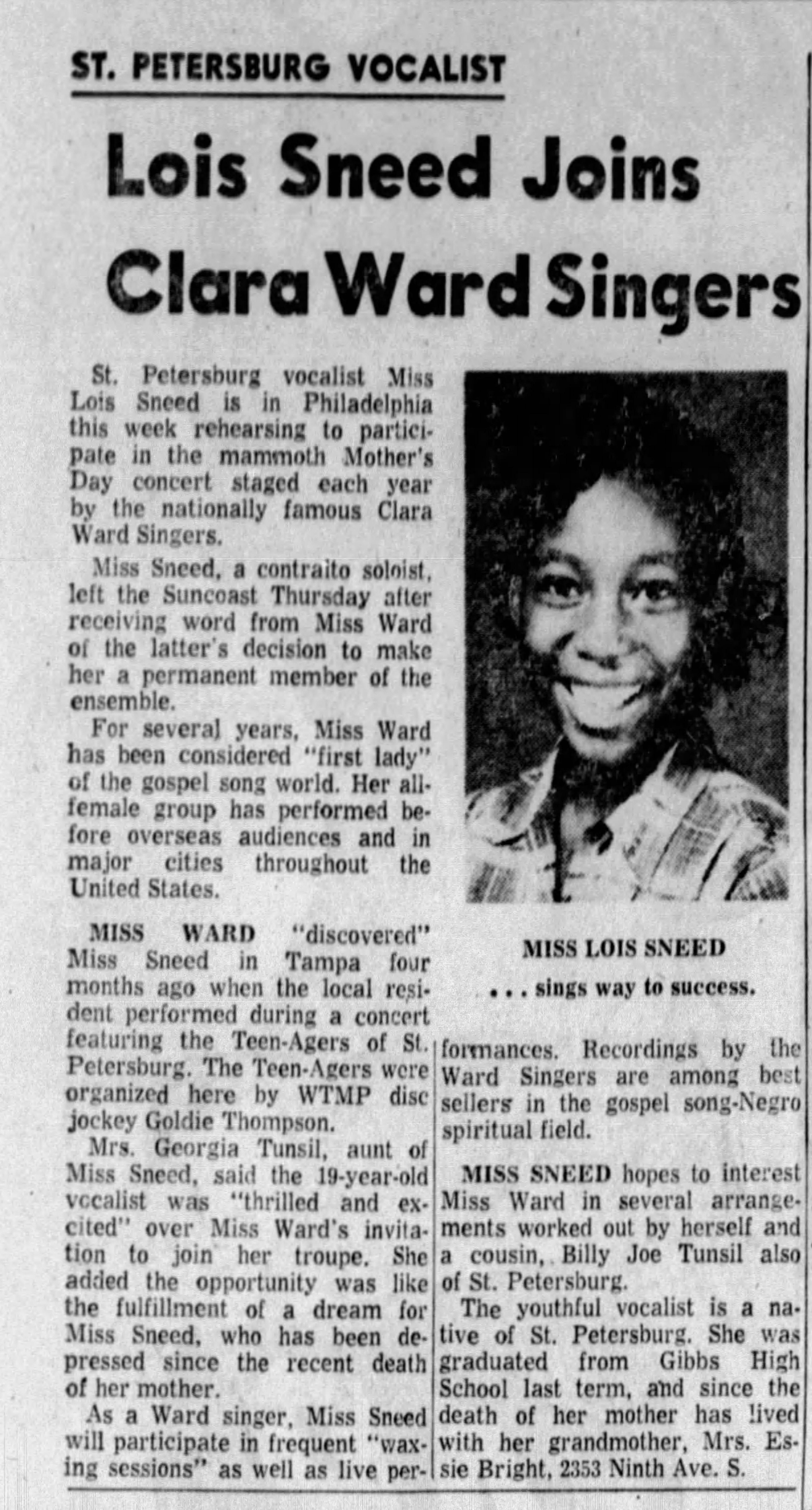 Whatever Happened to Lois Snead? - by Tim Dillinger