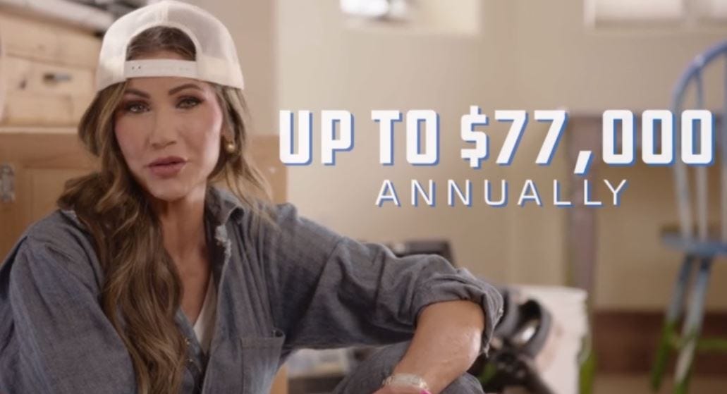 Noem doubles as 'lousy plumber' in multi-million dollar national ad ...