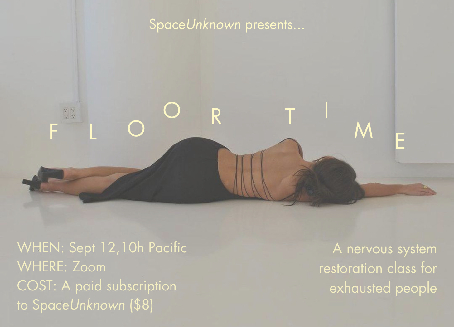 Floor Time: A nervous system restoration class for exhausted people