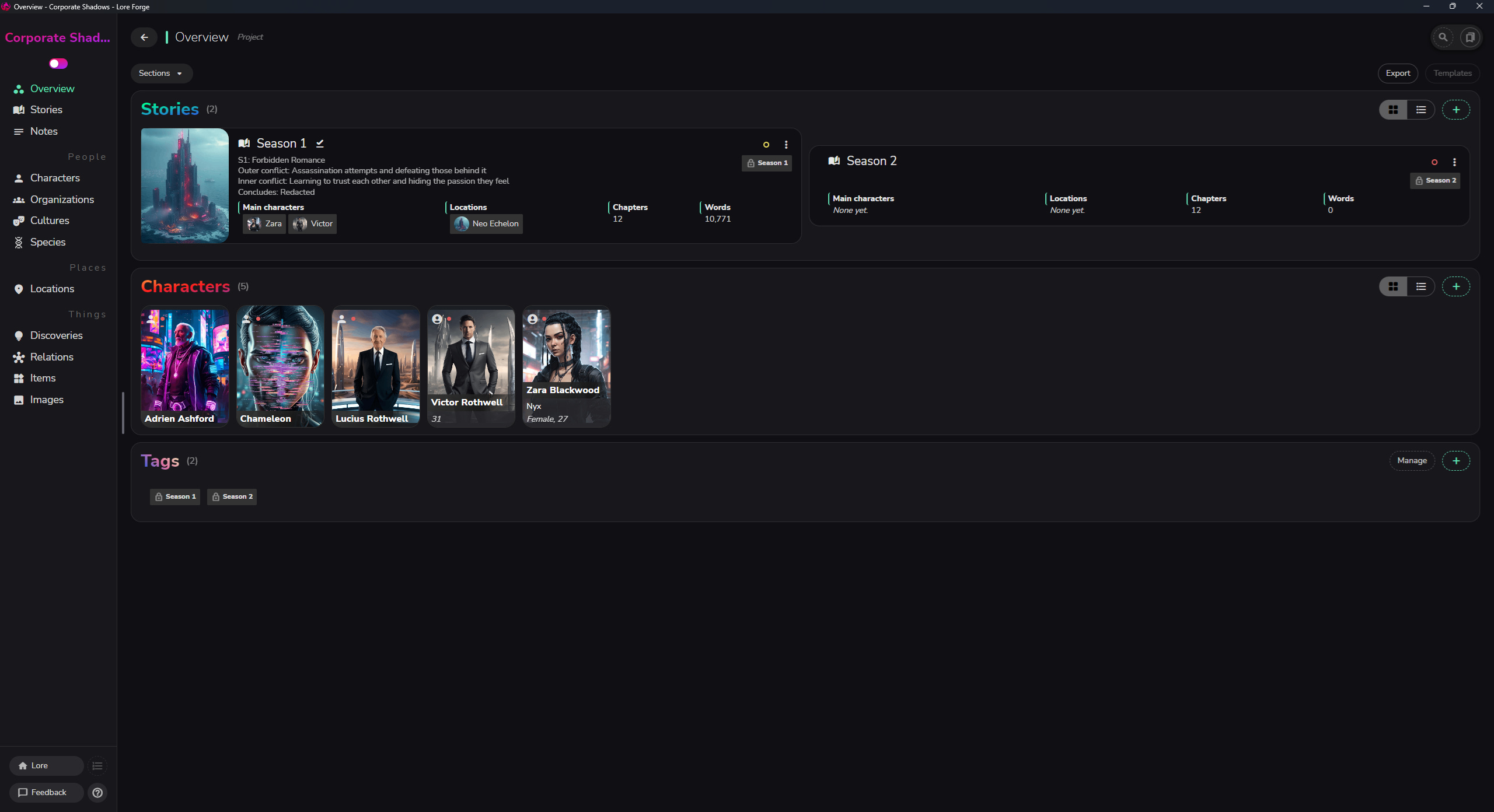 How I Use Lore Forge to Write My Fiction - by J D Lear