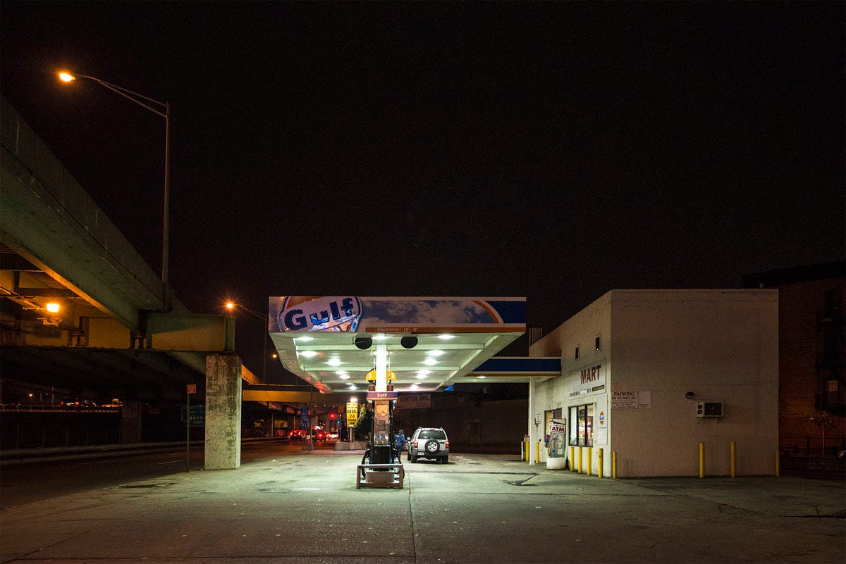 Gas Stations at Night - by Paul Vlachos - Juke