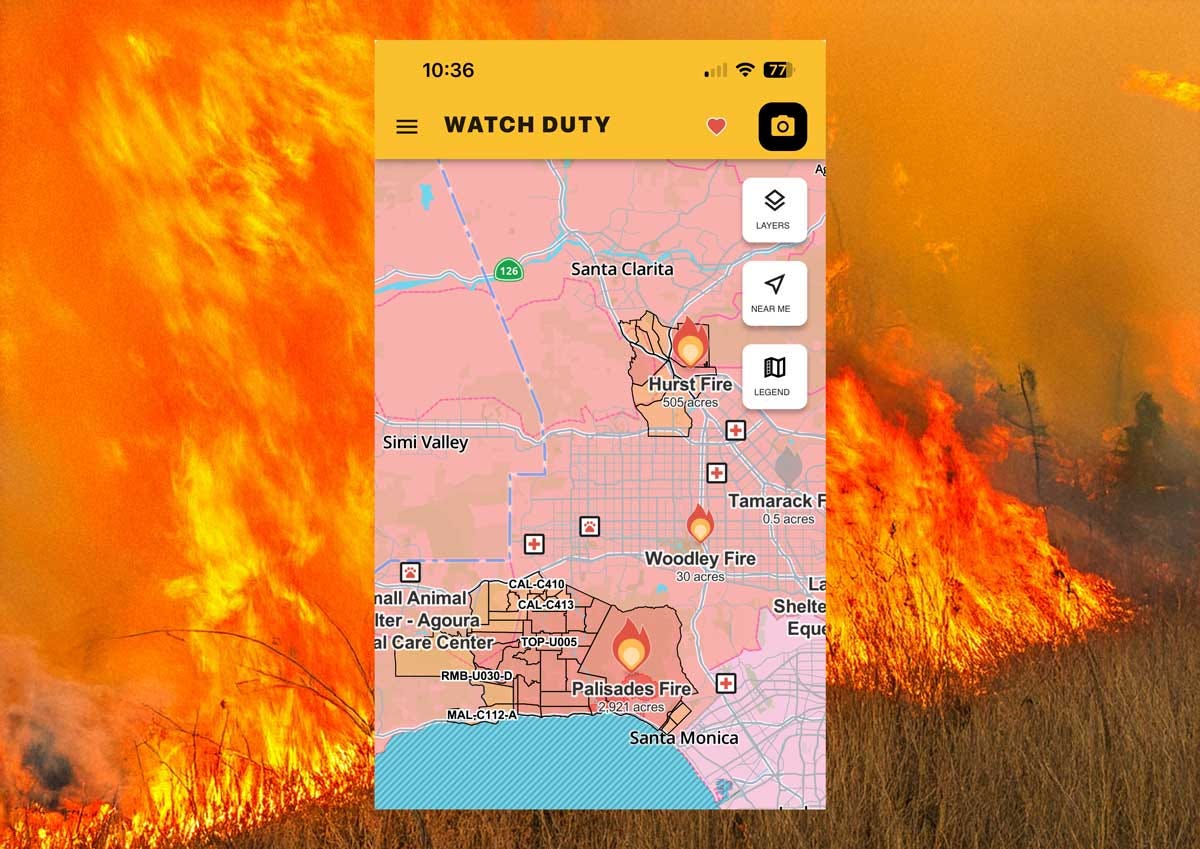 Watch Duty: the free wildfire alert app saving lives in California
