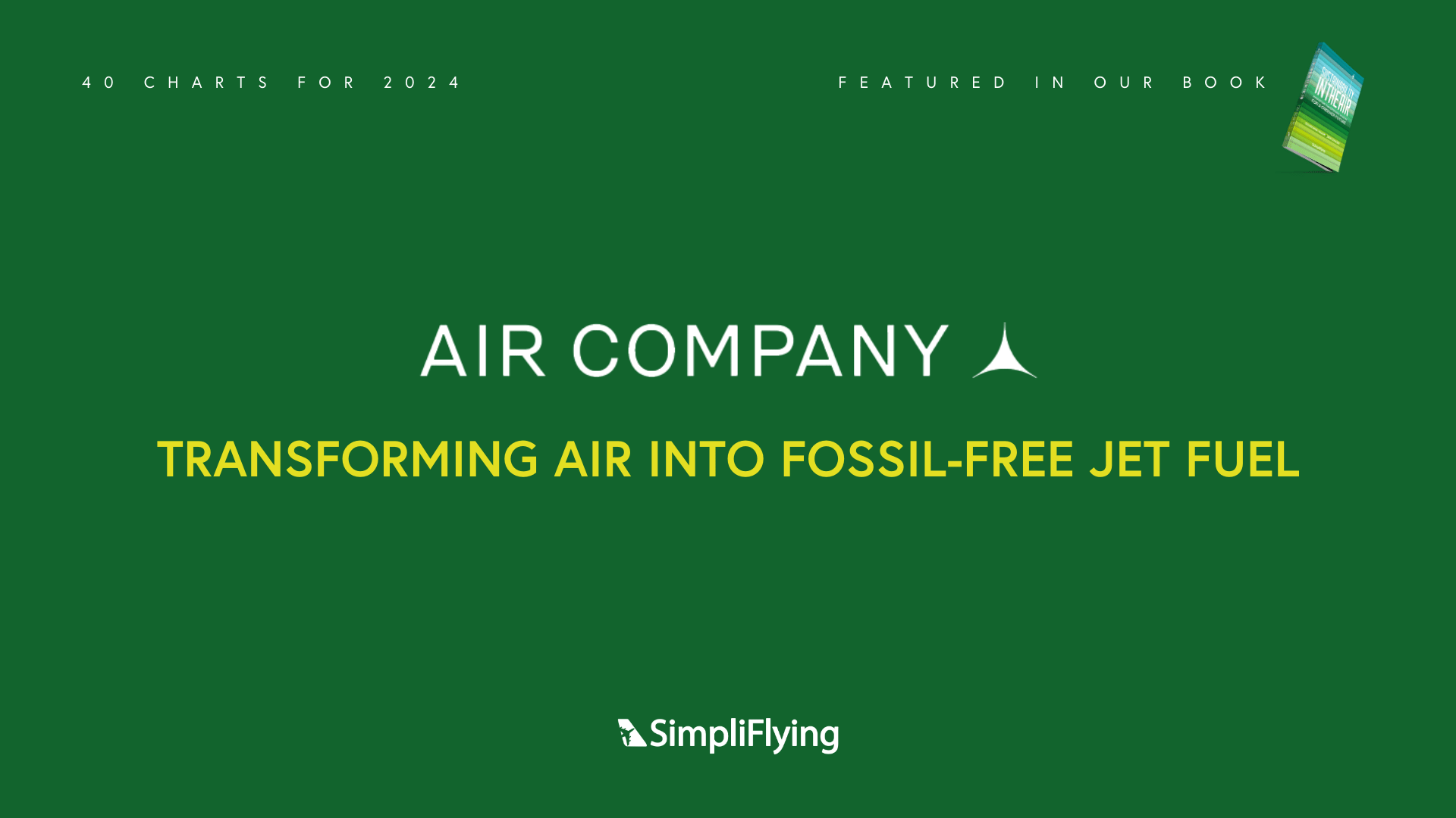 Understanding Sustainable Aviation in 40 Charts (Plus, Case Studies!)