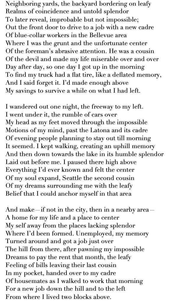 Seattle - by Jonathan Potter - Potter Poems