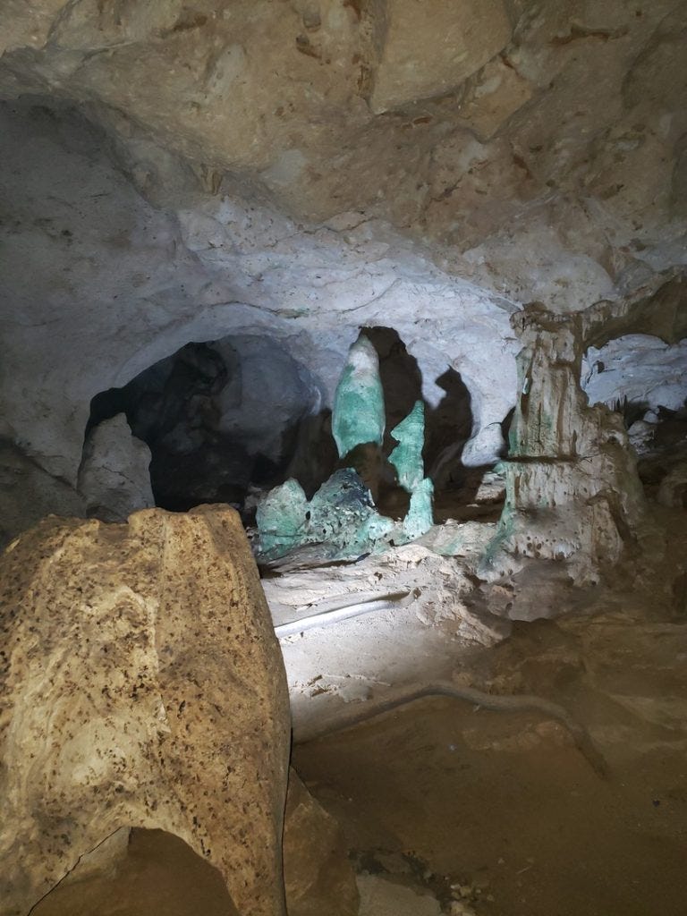 Unusual Green Grotto Caves Tour, Jamaica