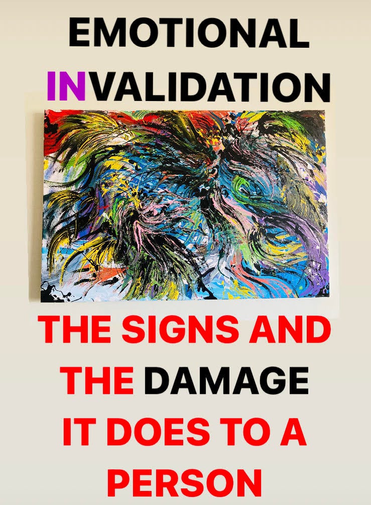 Emotional Invalidation Hurts Emotional Invalidation Hurts