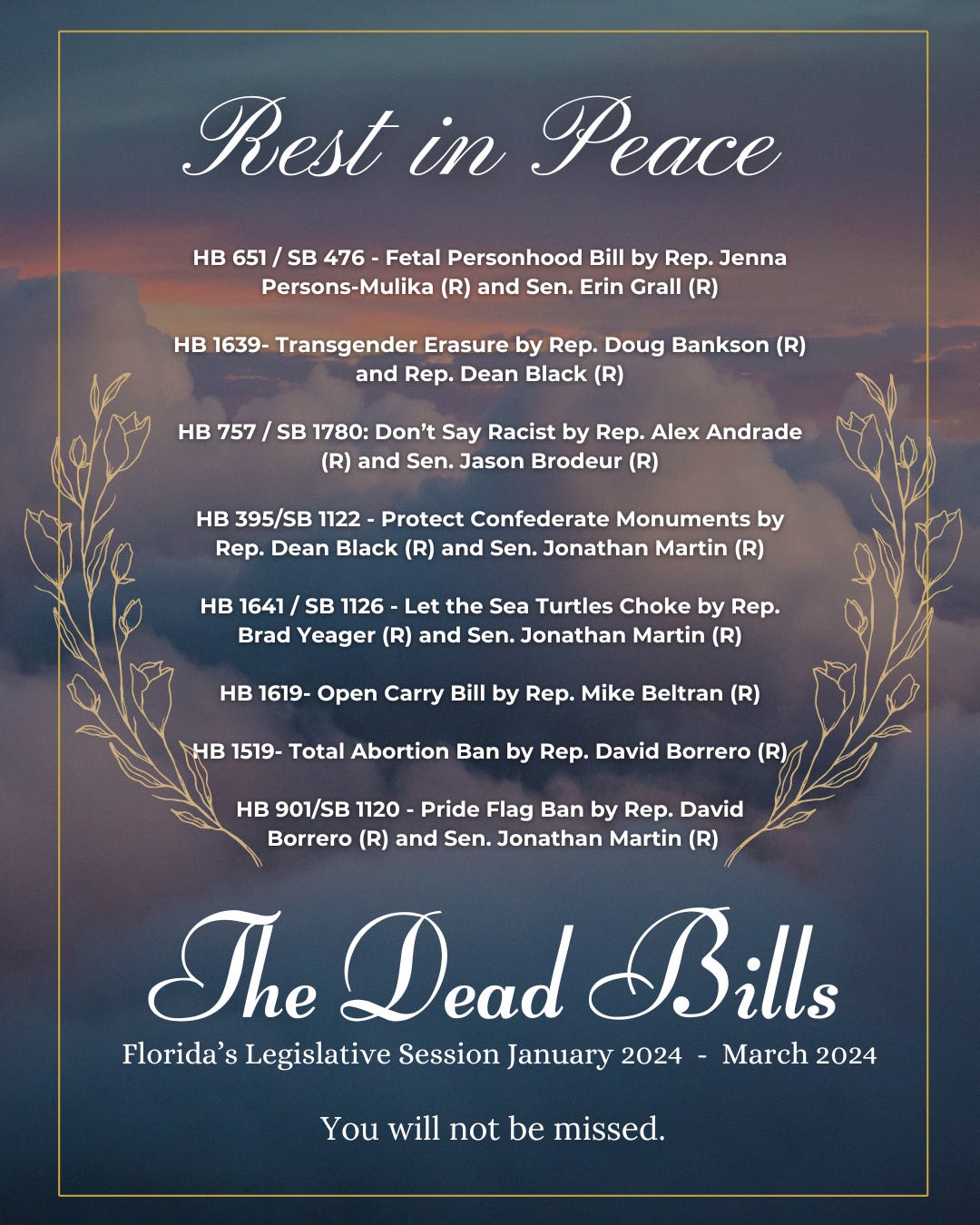 What A Week: Another Bill Bites The Dust