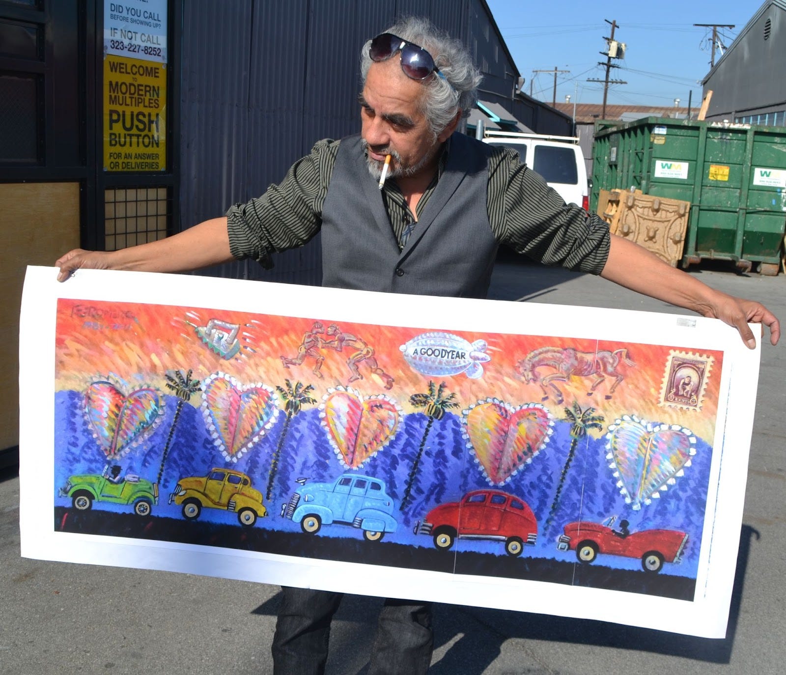 Chicano Artist Frank Romero’s Concurrent Solo Exhibition Criss-Crosses ...