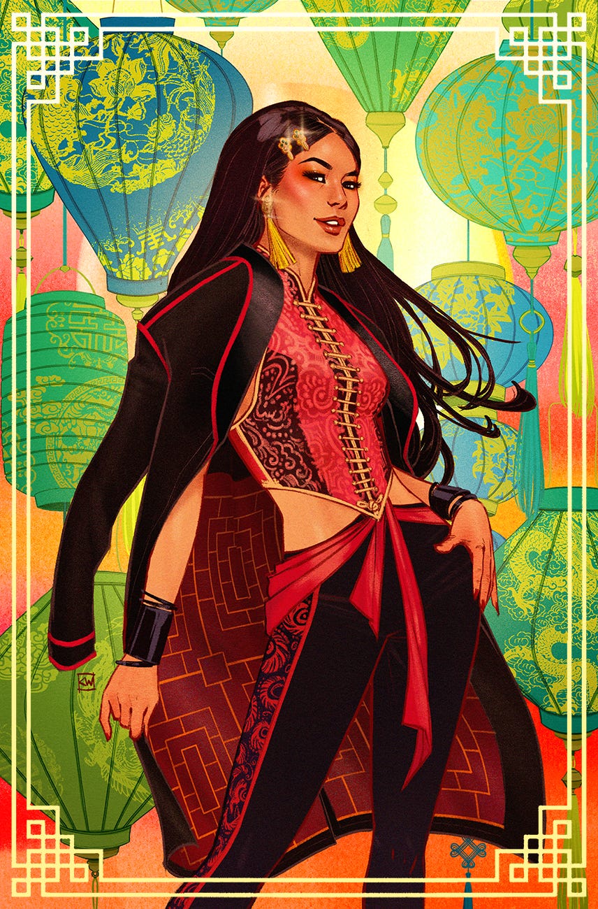 AAPI: Lady Shiva & Cheshire - by Jen Bartel