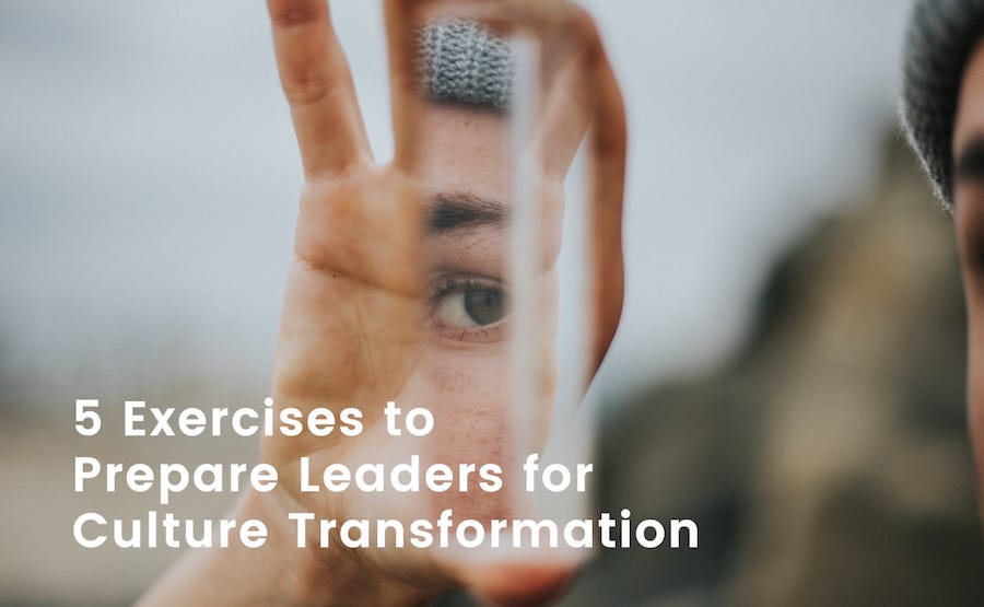 How to Prepare Leaders for Culture Transformation: 5 Exercises