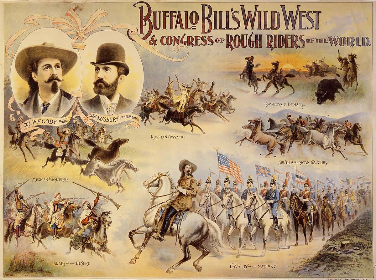Buffalo Bill Cody's Wild West Show Thrilled Audiences with Scenes of a ...