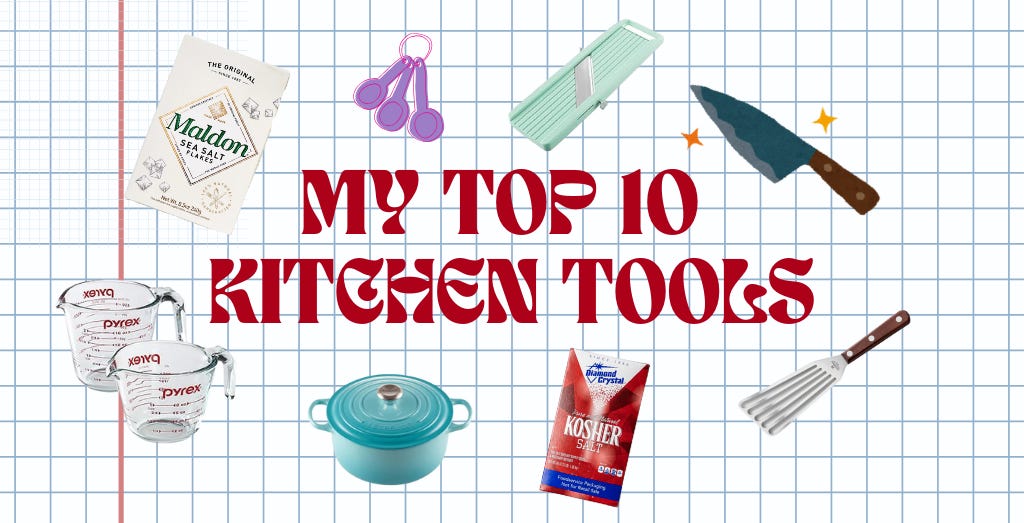 My Top 10 Kitchen Tools - by Samm - Cuzy's Table