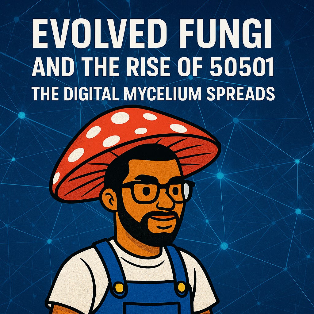 Evolved Fungi and the Rise of 50501: The Digital Mycelium Spreads