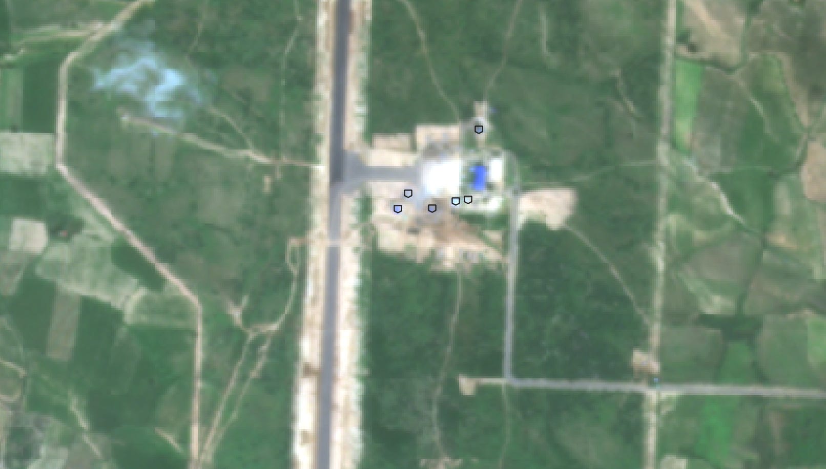 Pakkoku Airfield - major military construction.