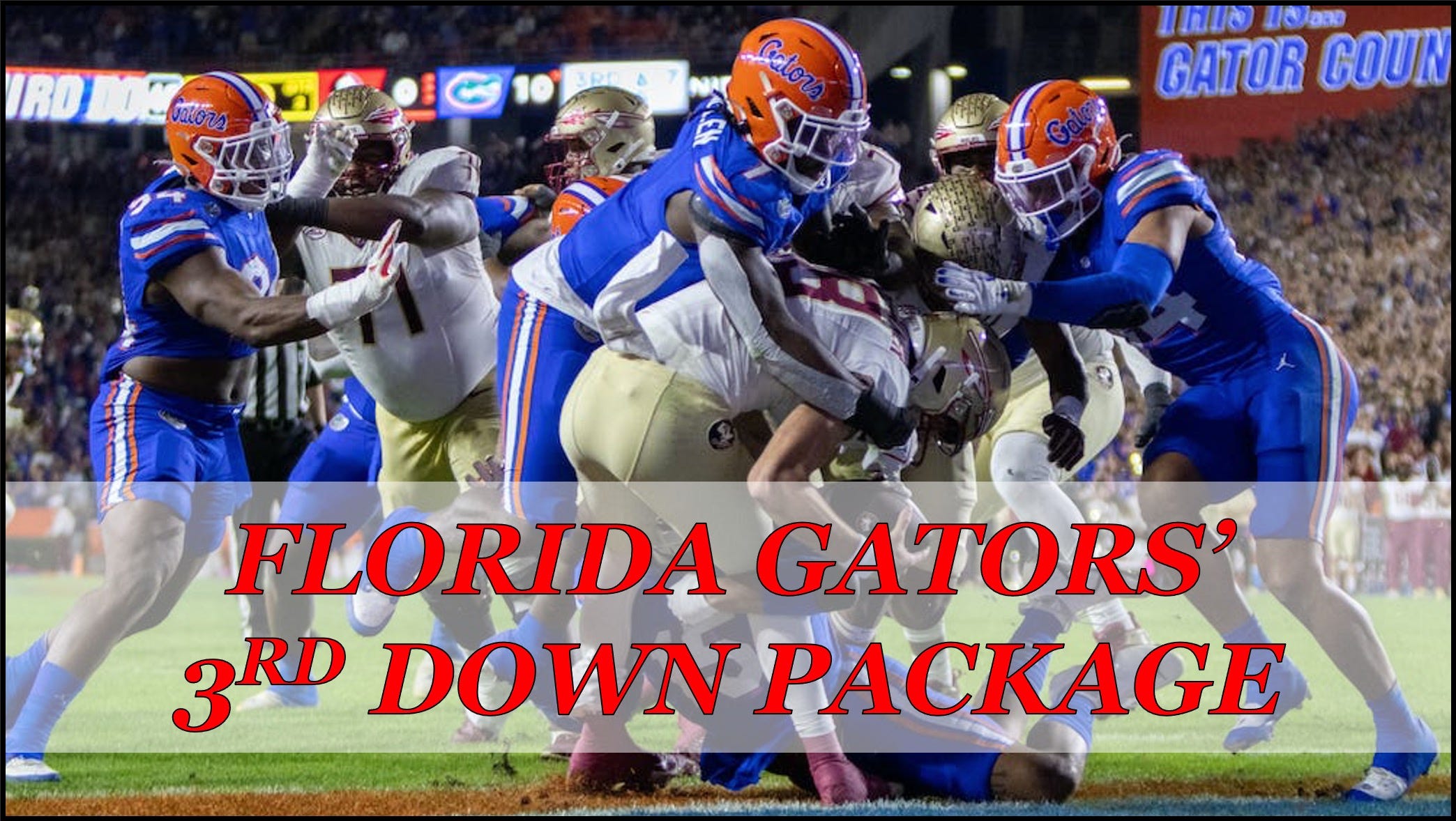Examining the Florida Gators' 3rd Down Package
