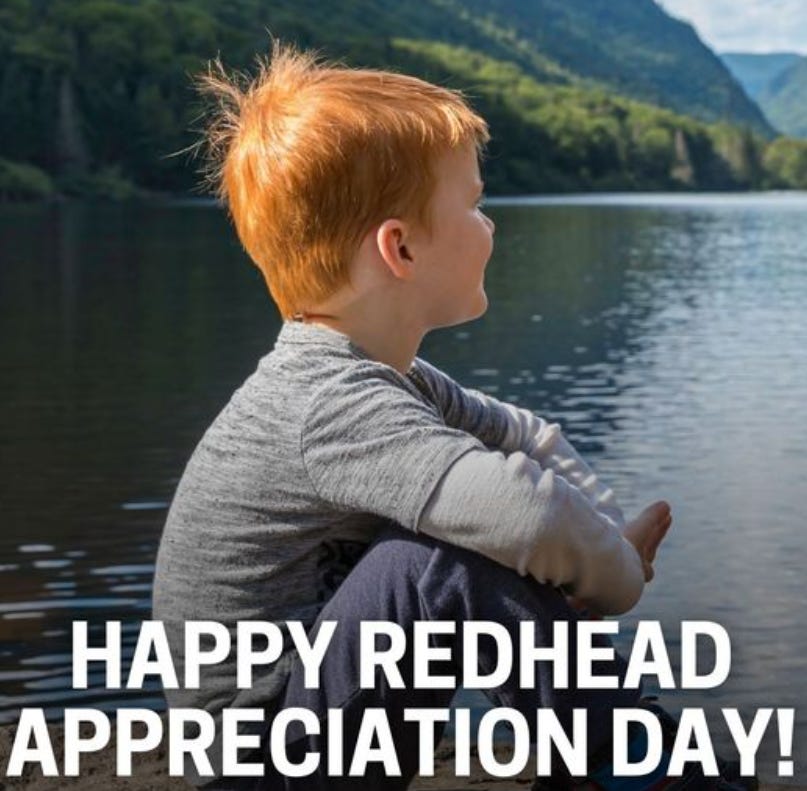 Redhead Appreciation Day - CuriosaDay