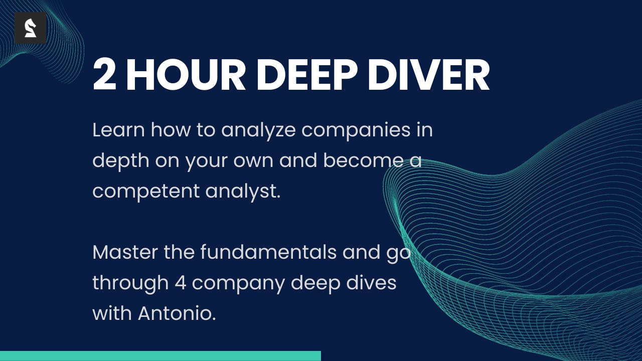 2 Hour Deep Diver Course - by Antonio Linares