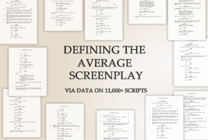 Defining the average screenplay, via data on 12,000+ scripts
