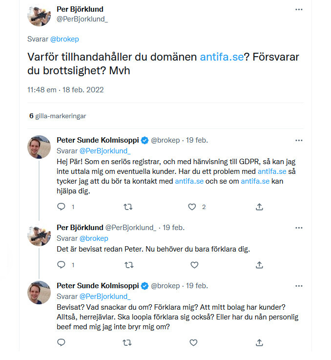 Barnporr och vänsterterrorism: brottsliga hemsidor tillhandahålls av Pirate Bay-grundarens företag