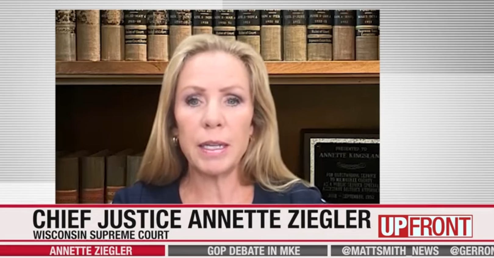 Wisconsin Chief Justice Annette Ziegler Wants Her Oompa-Loompa NOW!