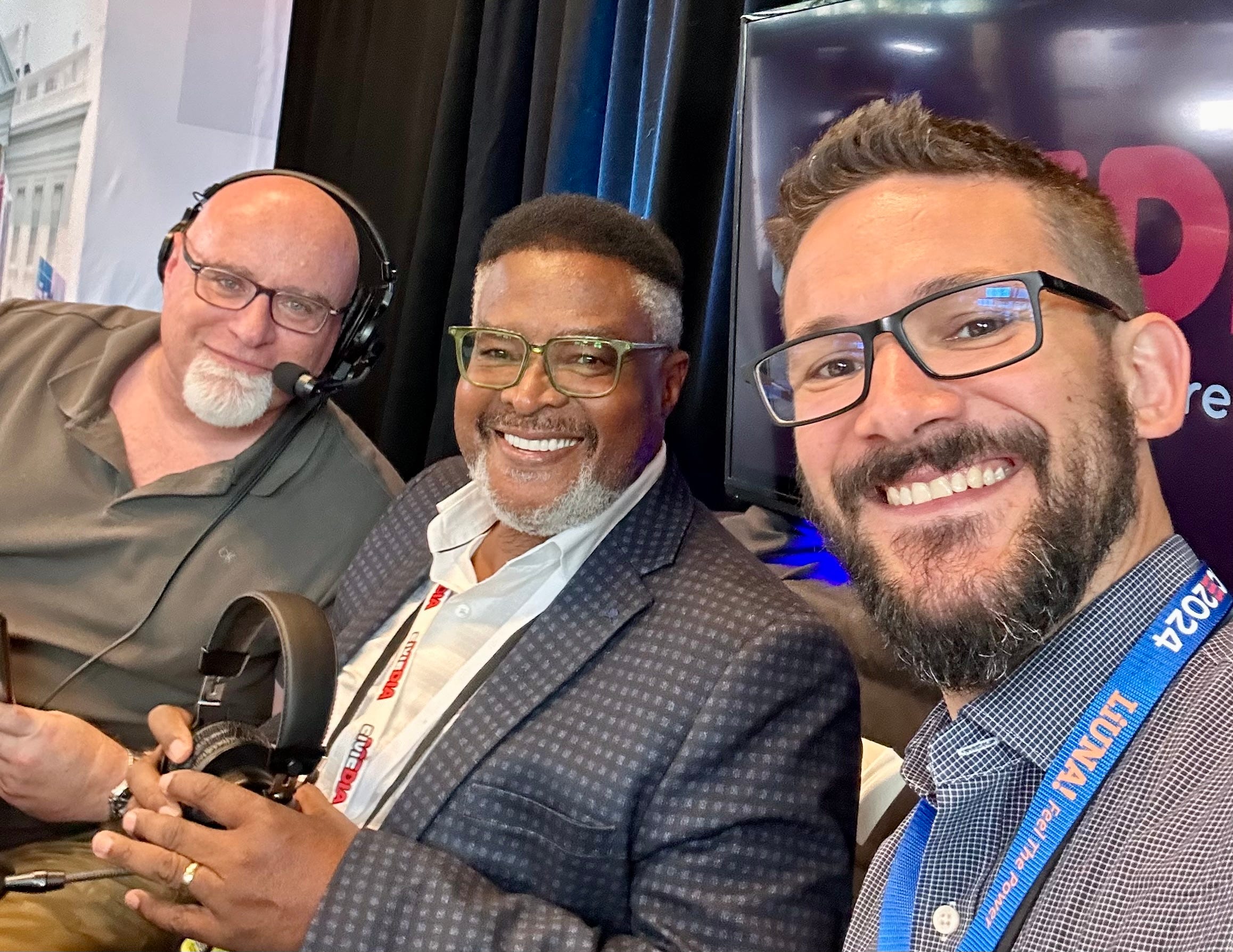 Recombobulating on the radio at the DNC - by Dan Shafer