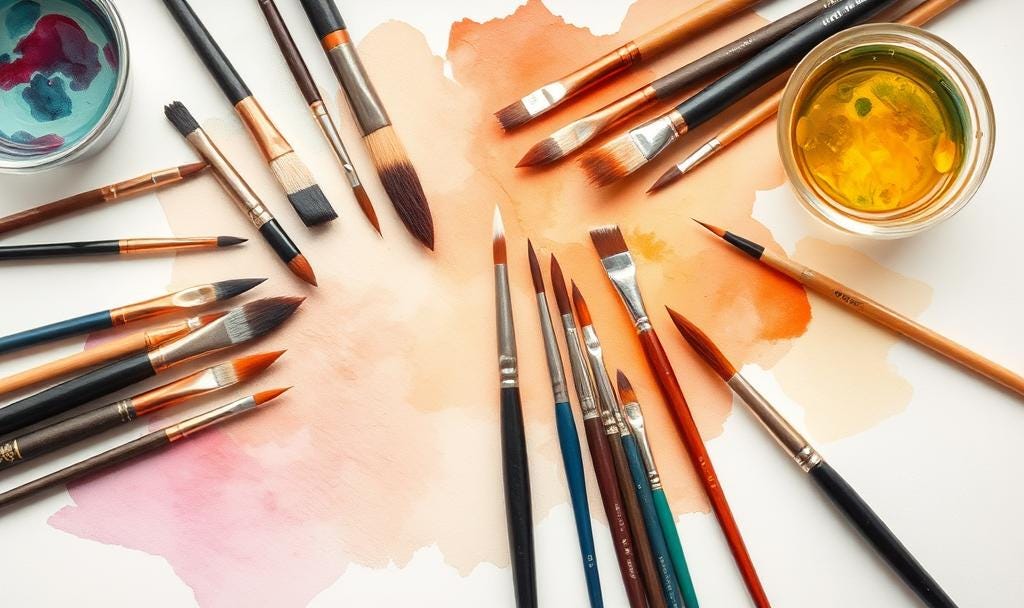 The Essential Guide to Watercolor Brushes: Types & Their Uses