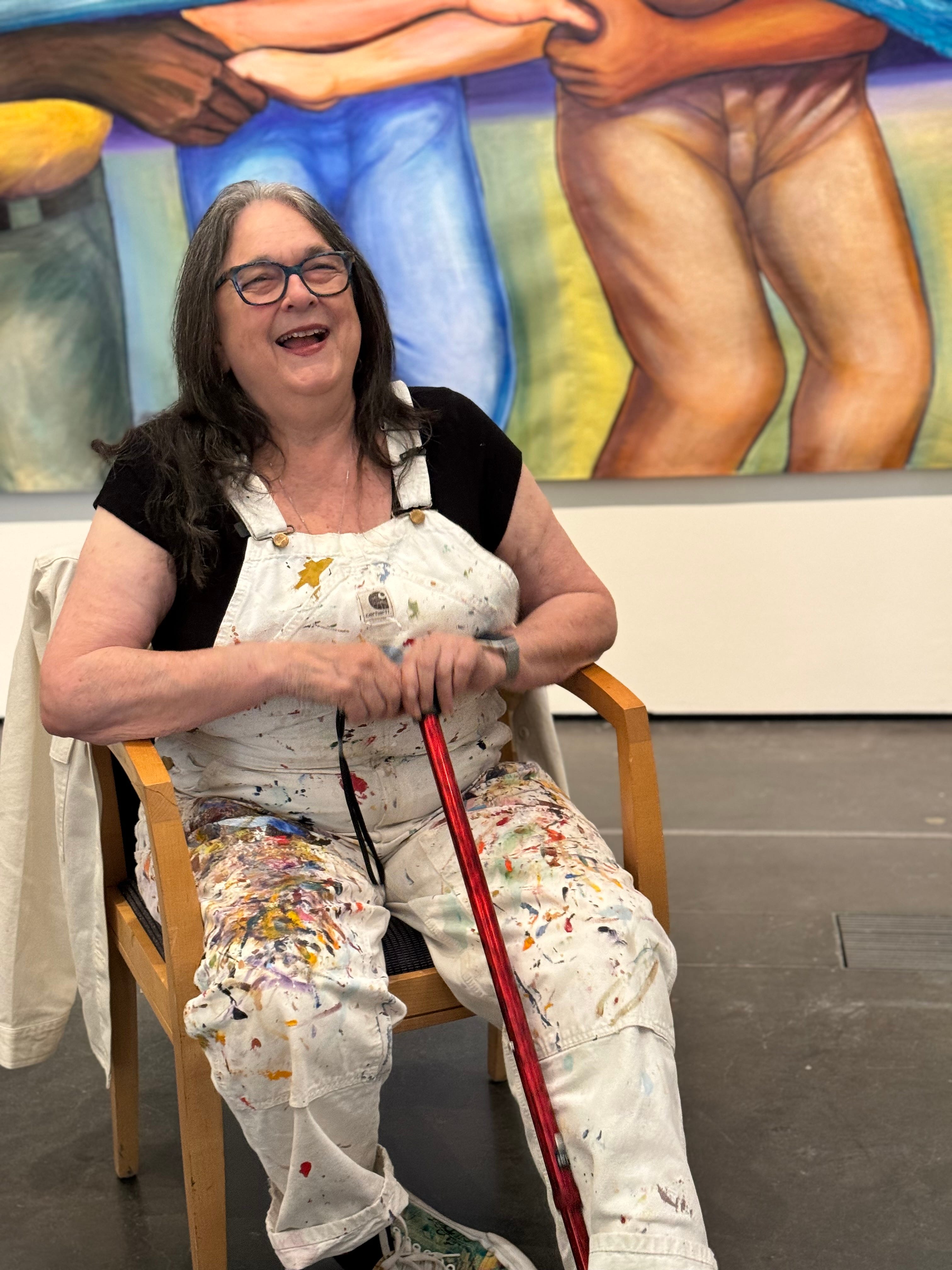 Judy Baca turns LACMA into her Studio - by Sarah Bowman