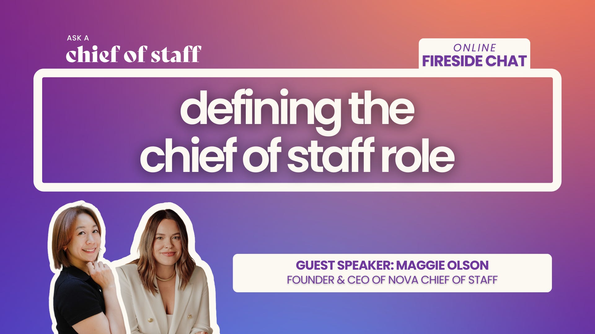 Member Exclusive: Defining the Chief of Staff Role