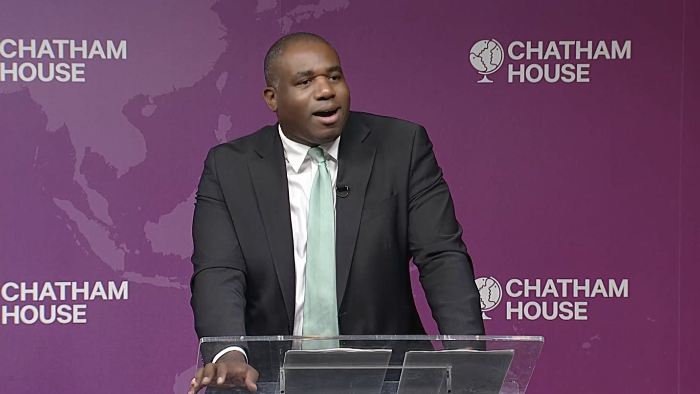 NEW SPEECH: Shadow Foreign Secretary David Lammy sets out Labour's ...