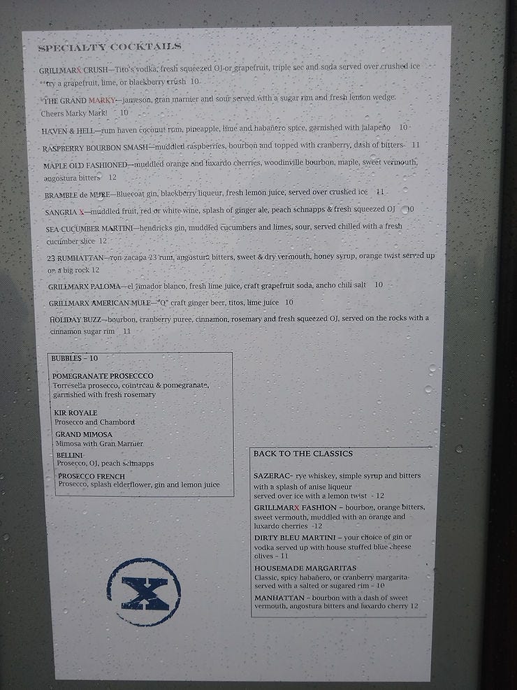 GrillMarx - Now Open at the Lakefront (all details including photos ...