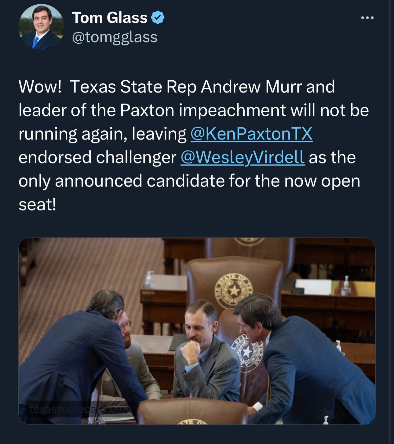 Andrew Murr Announces He Won’t Seek Reelection Upon the Heels of Sham ...