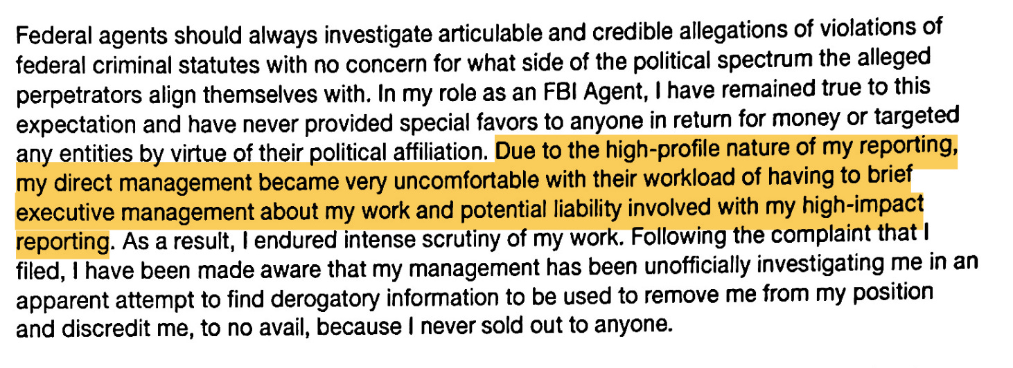 EXCLUSIVE: Special Agent Buma's FIRST Memo to Congress About the FBI ...