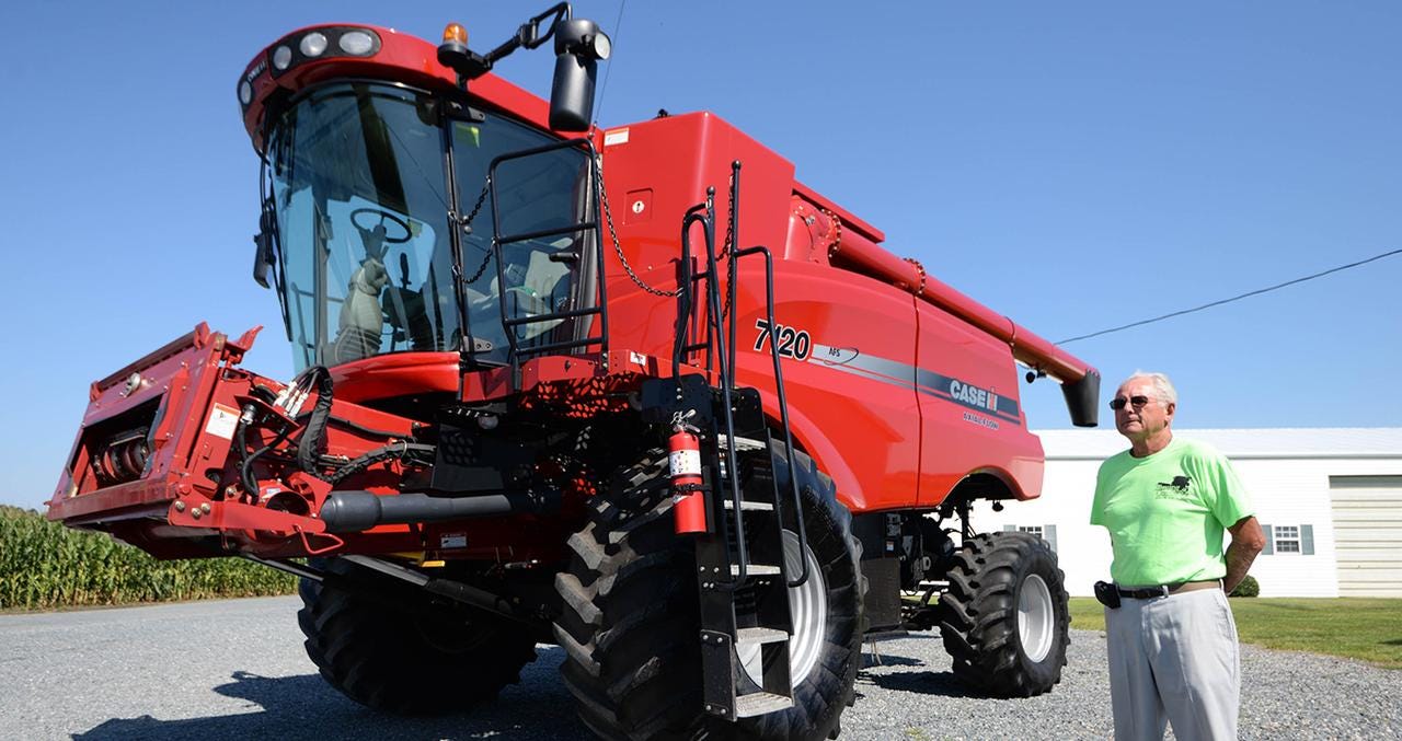 Jesus, Take the Wheel of My Giant Farm Machine