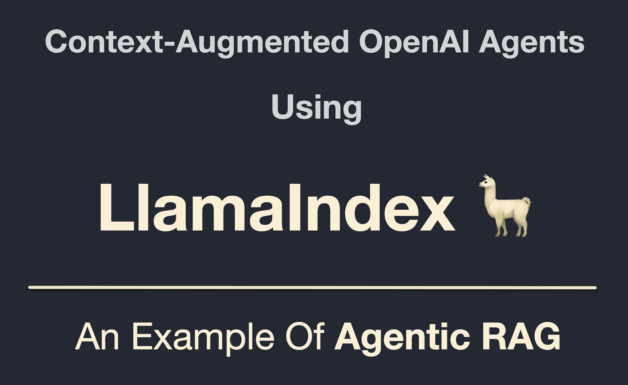 Agentic RAG: Context-Augmented OpenAI Agents