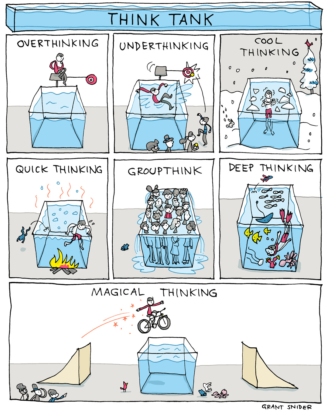 Think Tank - by Grant Snider - Incidental Comics