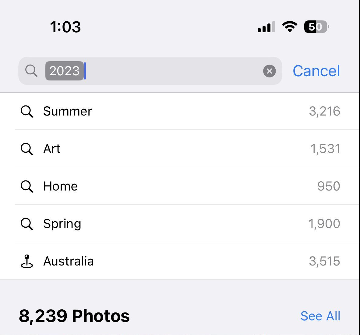 8,239 photos. - Issues