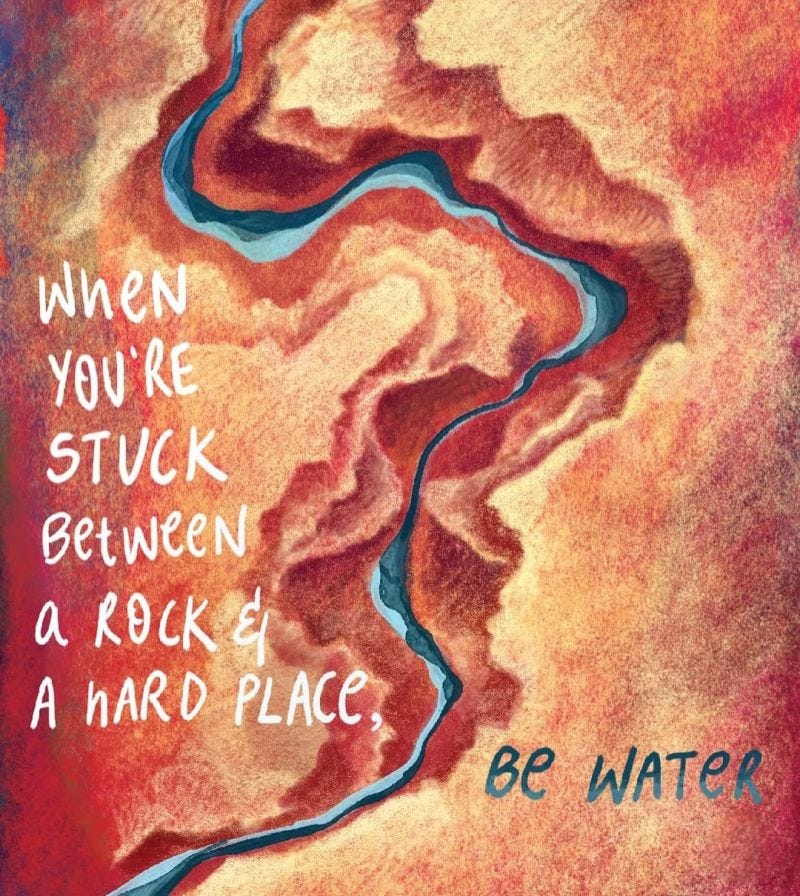 When You Are Stuck, Be Water - Anti-Fragile Human