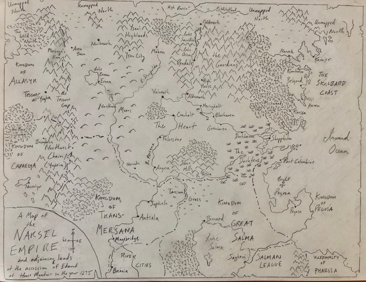 A Map of the Narsil Empire - by Ross Douthat
