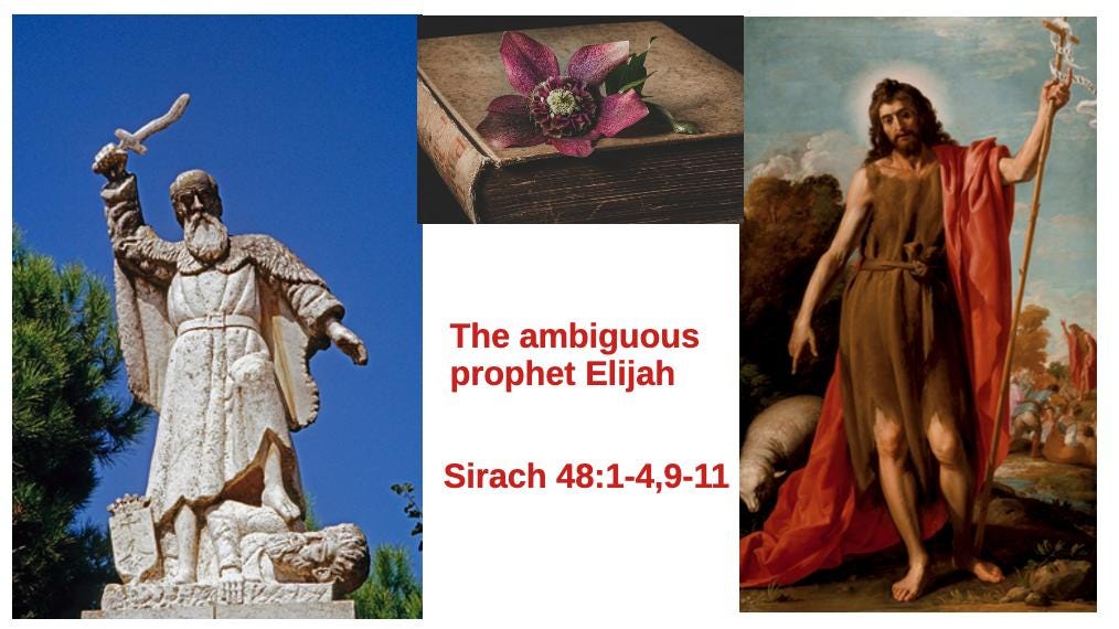 The ambiguous prophet Elijah