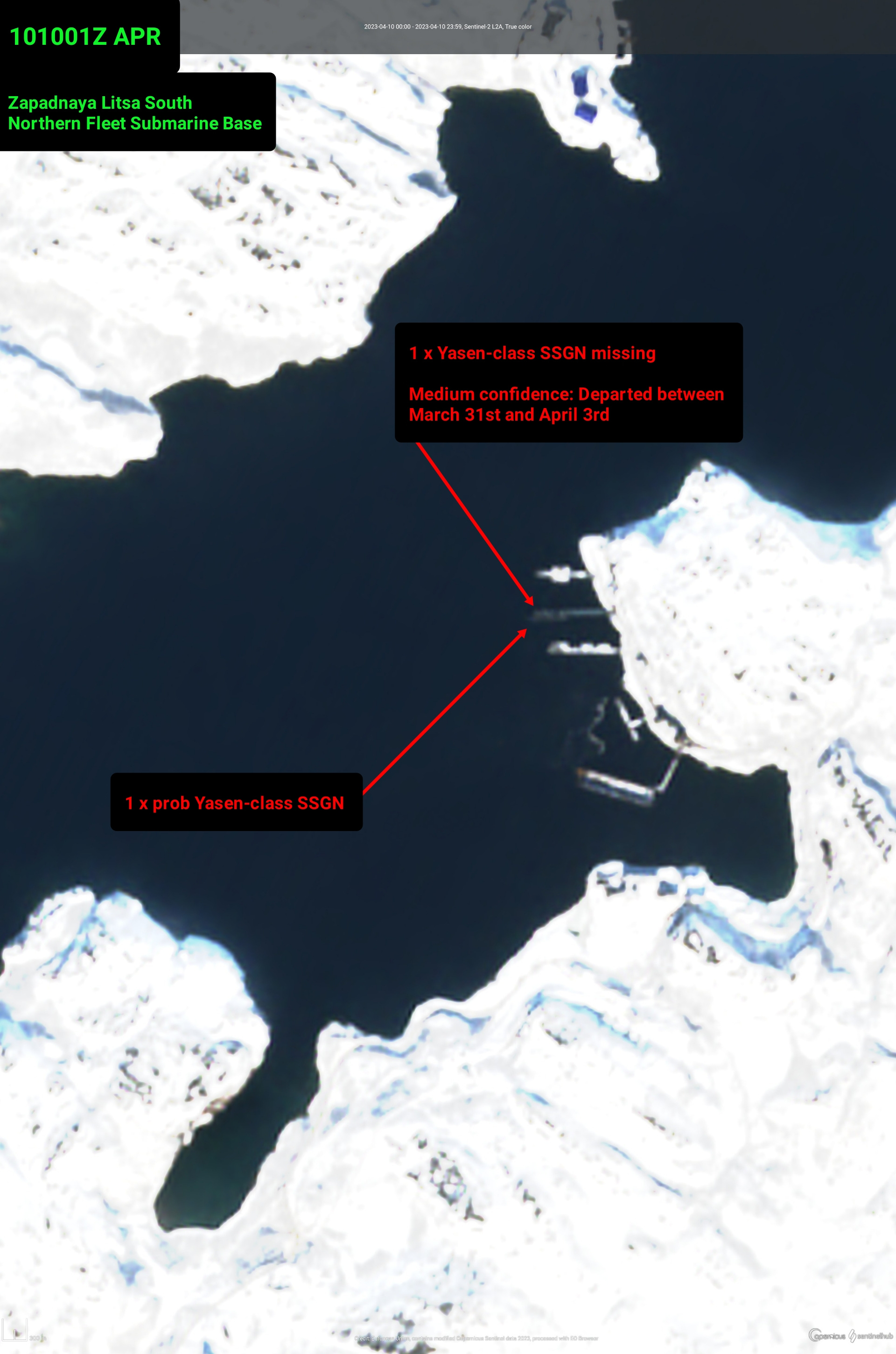 April 12th: Current Northern Fleet activity