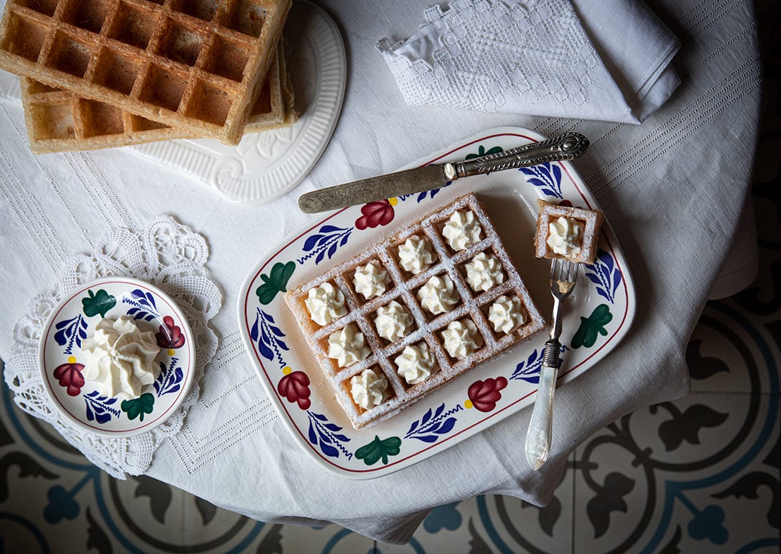 Let them eat waffles like the Belgians do…